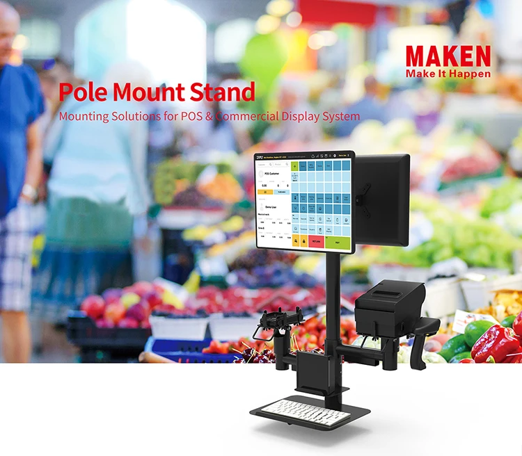 Universal Adjustable Pos Terminal Holder - Durable & Versatile