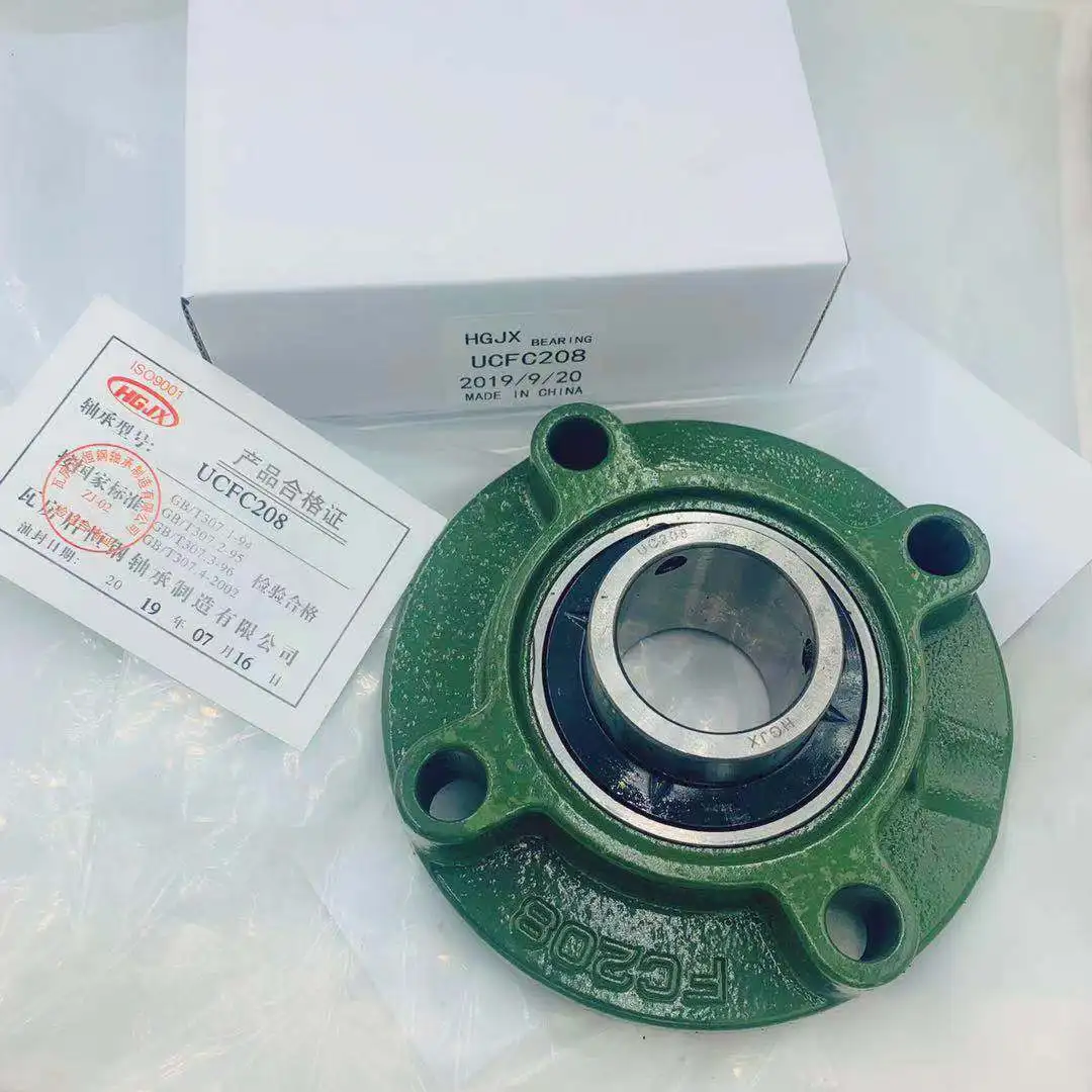 Cast Iron Steel Housing Ucfc208 Insert Ball Bearing Units Fc208 Pillow ...