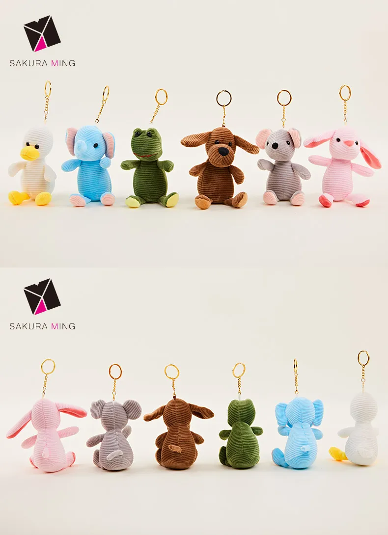 Adorable Plush Keychain - Wild Animal Toys for All Ages
