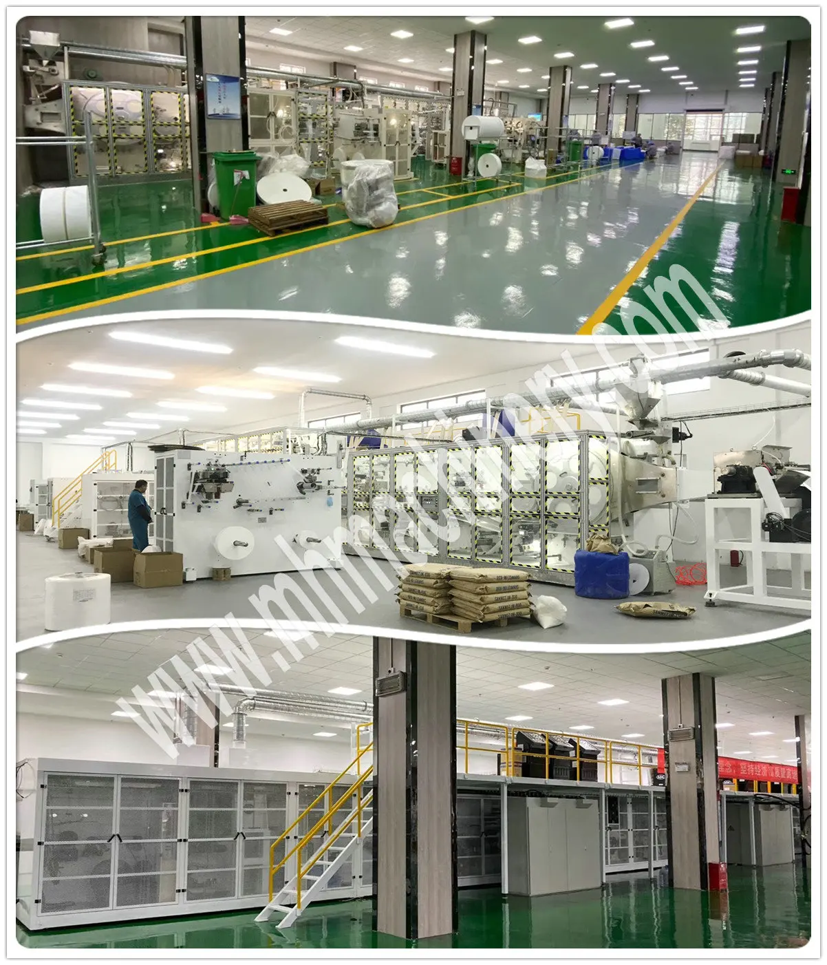 Fully Automatic Pampers Making Machine, Disposable Baby Diaper Machine ...