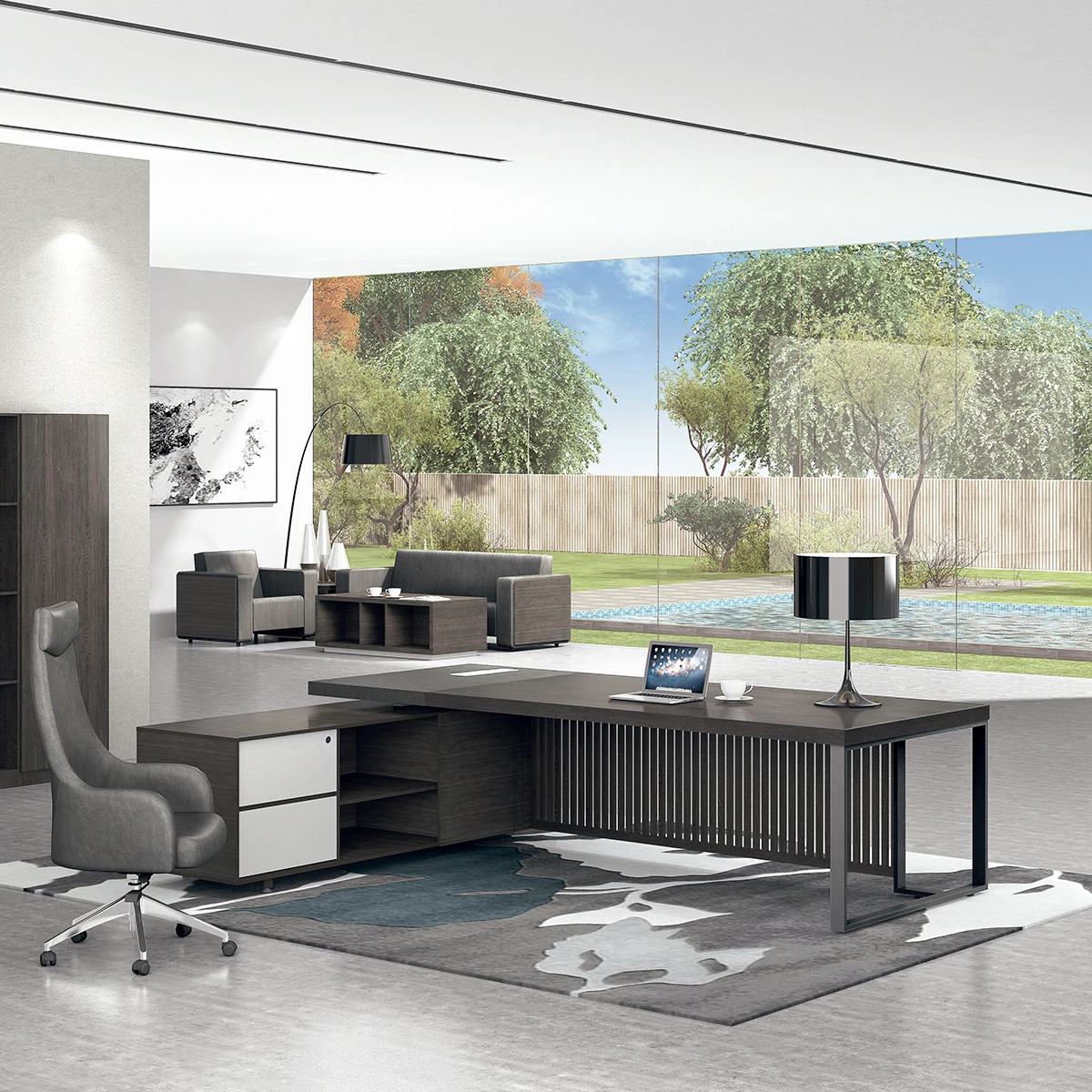 Ceo Boss Manager Executive Office Desk With Drawer Factory Directly ...