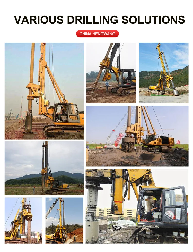 Hydraulic Pilling Rotary Rig - Auger Bore Pile Foundation Machine
