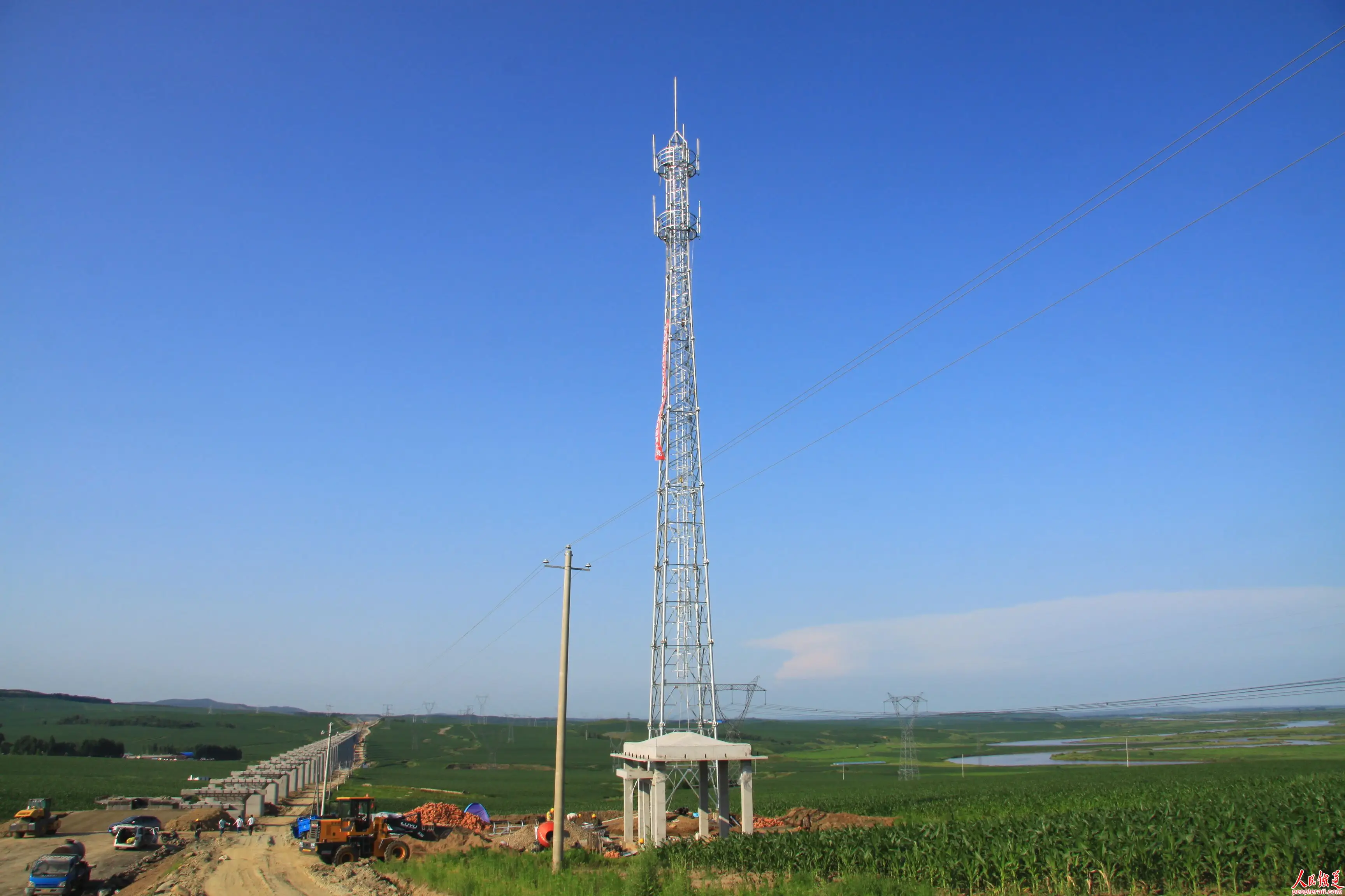 5g Communication Tower Telecommunication Steel Angle Power ...