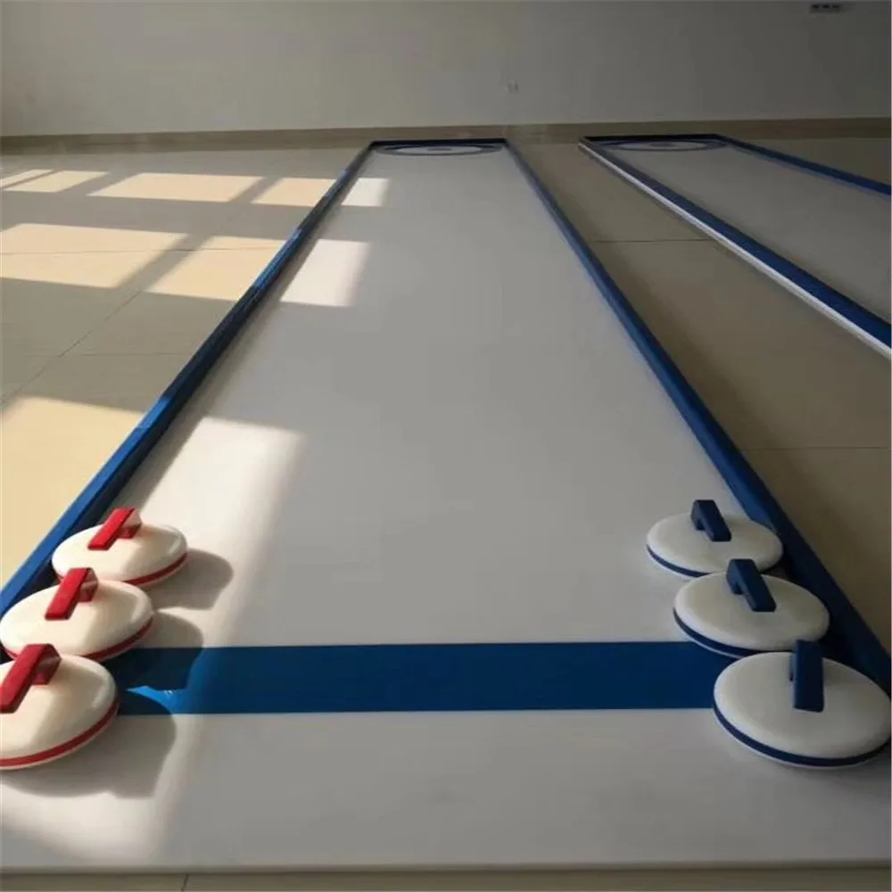 Excellent Wear Resistant Synthetic Ice Skating Tiles Rink Track Curling ...