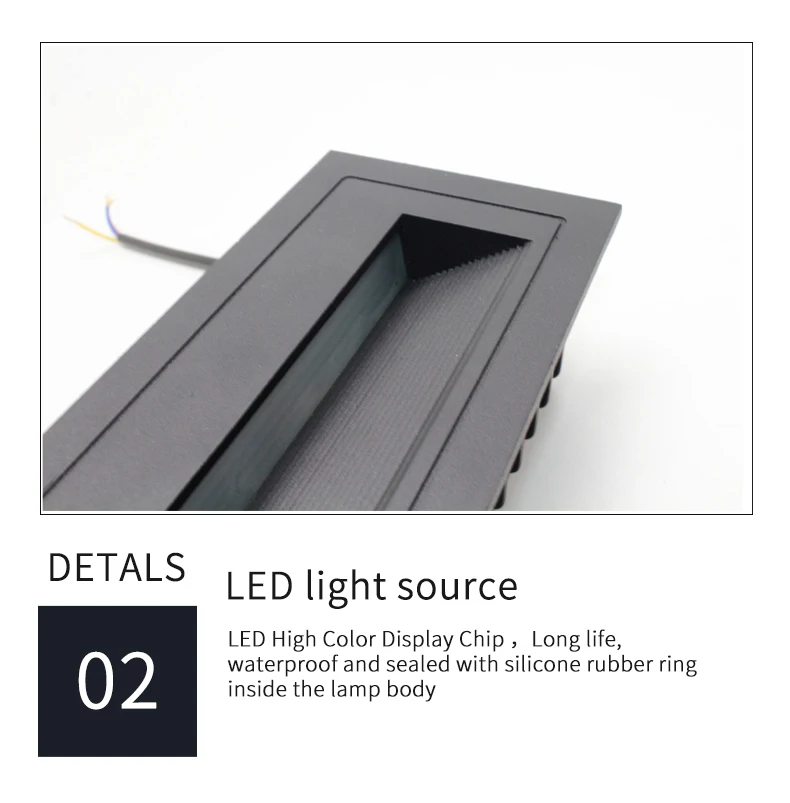 Modern Simple Led Footlights 86-type Embedded Waterproof Outdoor ...