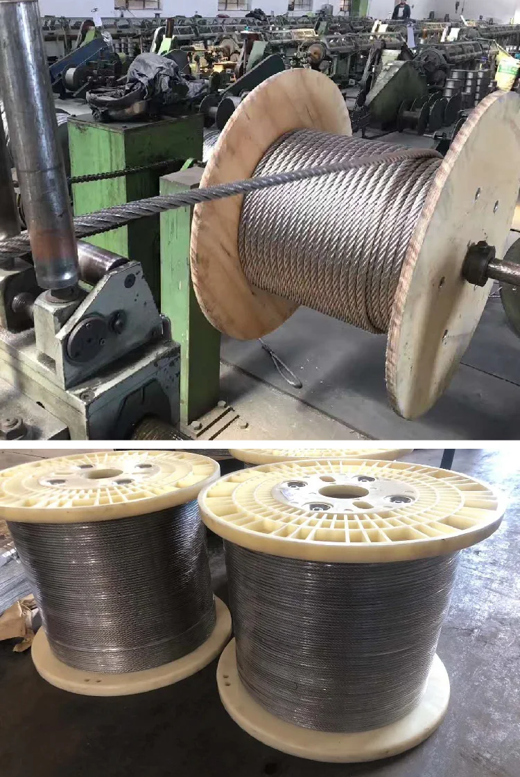 304 7x7 Ss316 Wire Rope PVC Coated - Durable & Corrosion-resistant