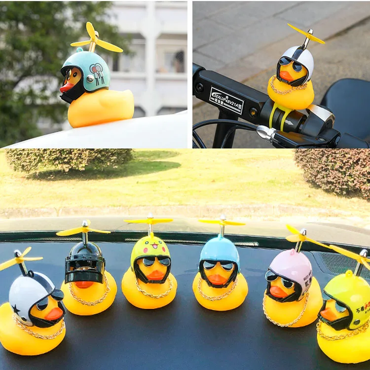 Colorful Rubber Duck Toy - Decorative Helm Ornaments