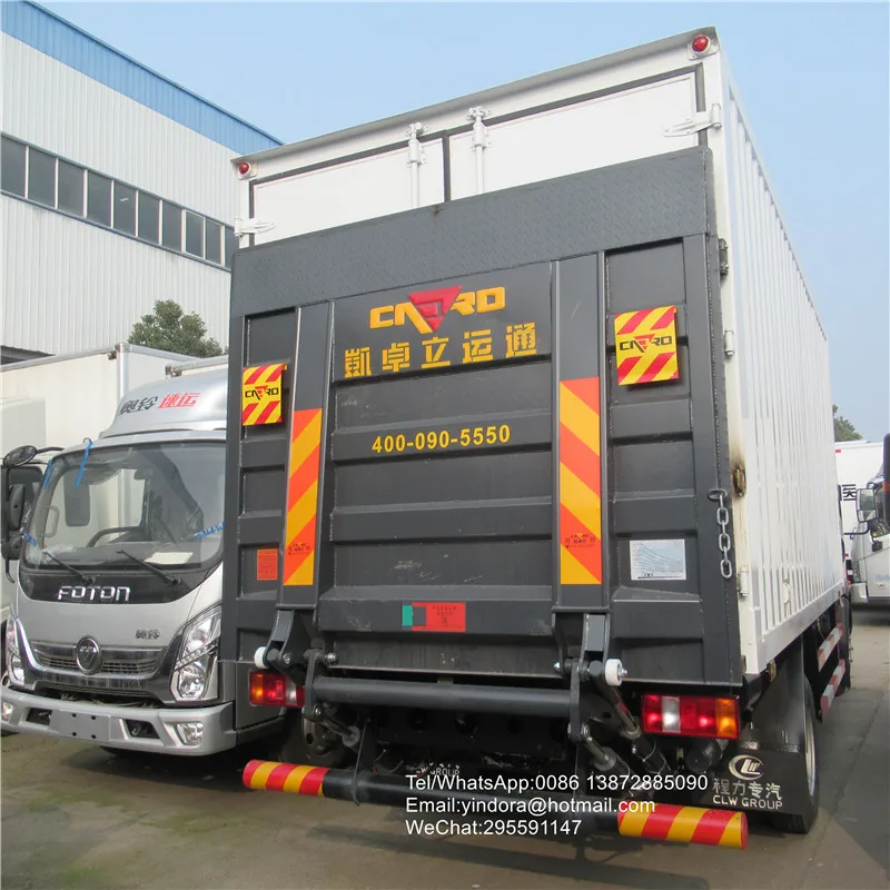 Sinotruk Howo Container Body 4x2 Mini Van 3 Ton Truck With Tailgate 1 ...