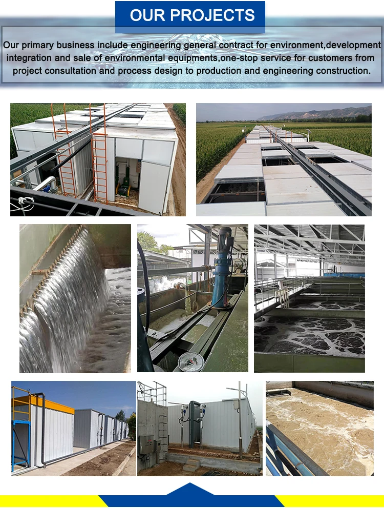 Packaged Sewage Treatment Plant Container Wastewater Treatment System ...