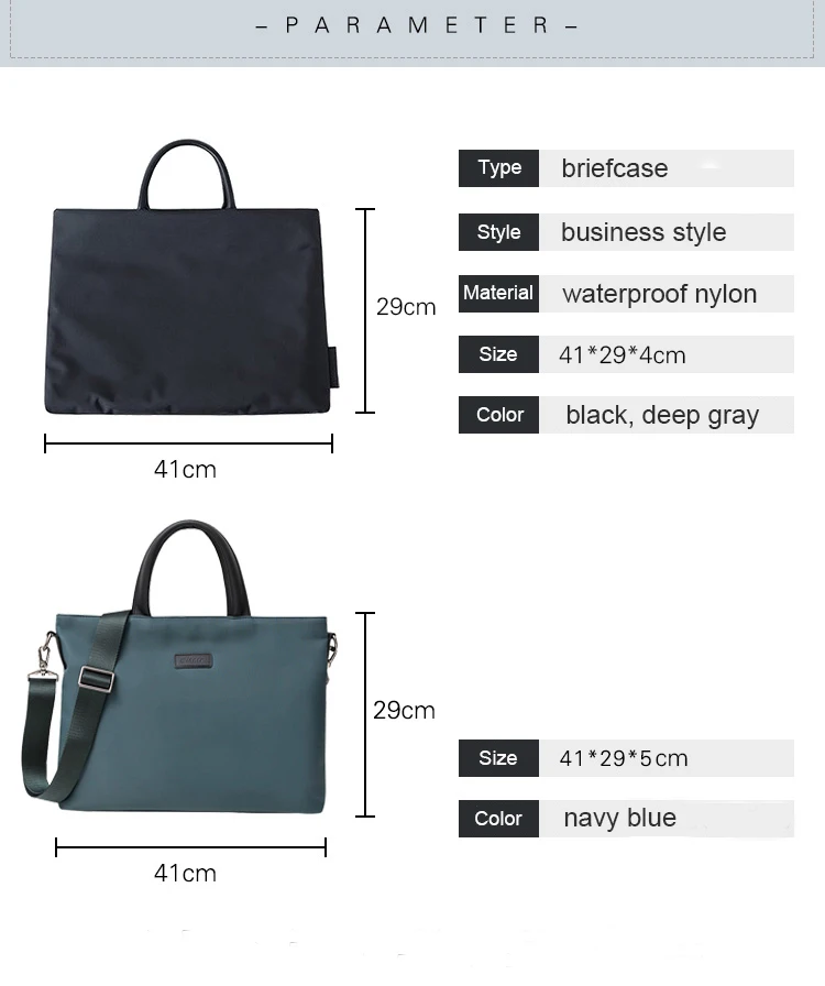 Simple Style File Envelope Convertible Backpack Business Laptop Bag ...