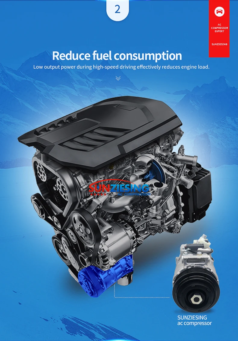 Mercedes BENZ GLE 350D 2018 AC Compressor - 7SES17C