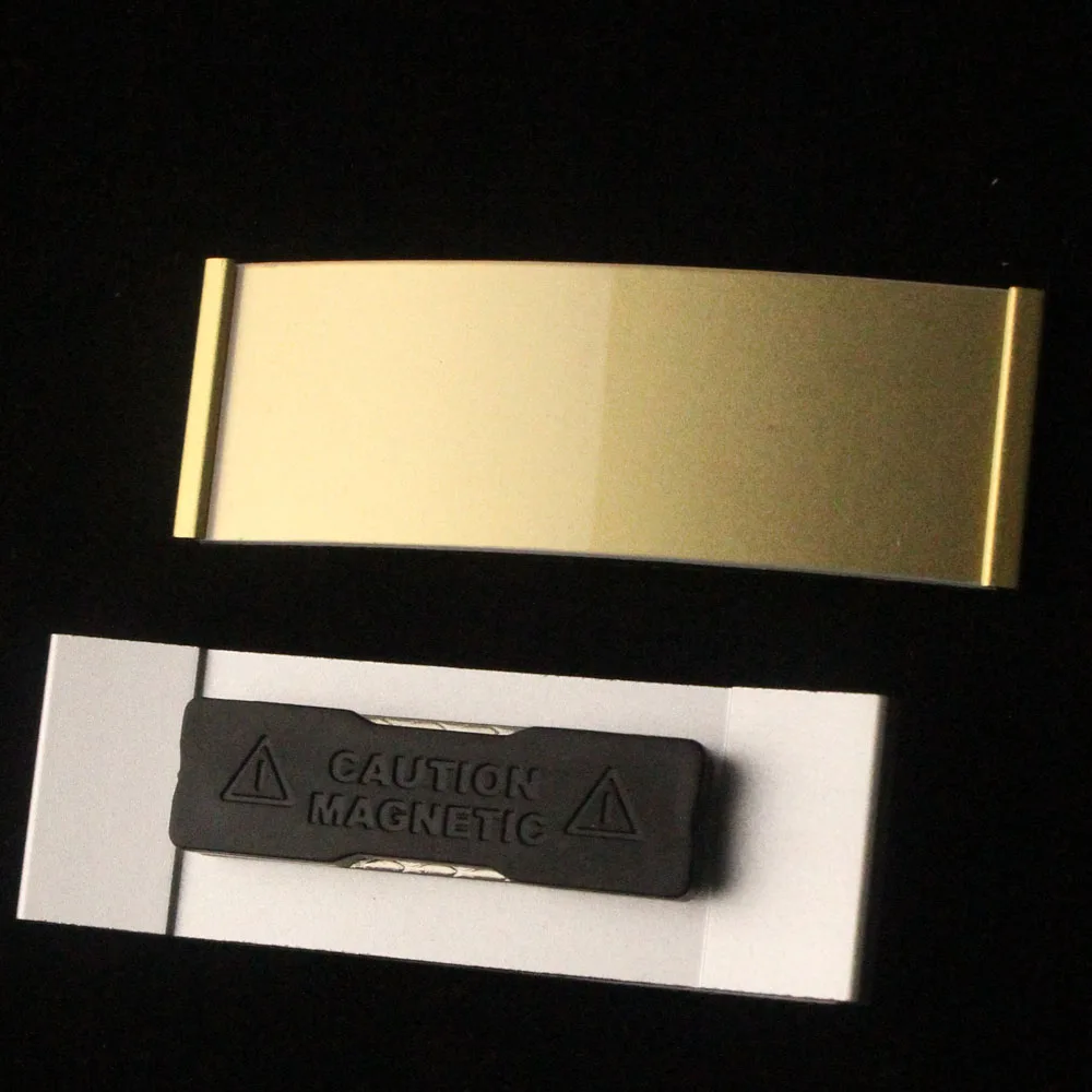 Magnetic Custom Metal Reusable Name Badge - Blank Tag