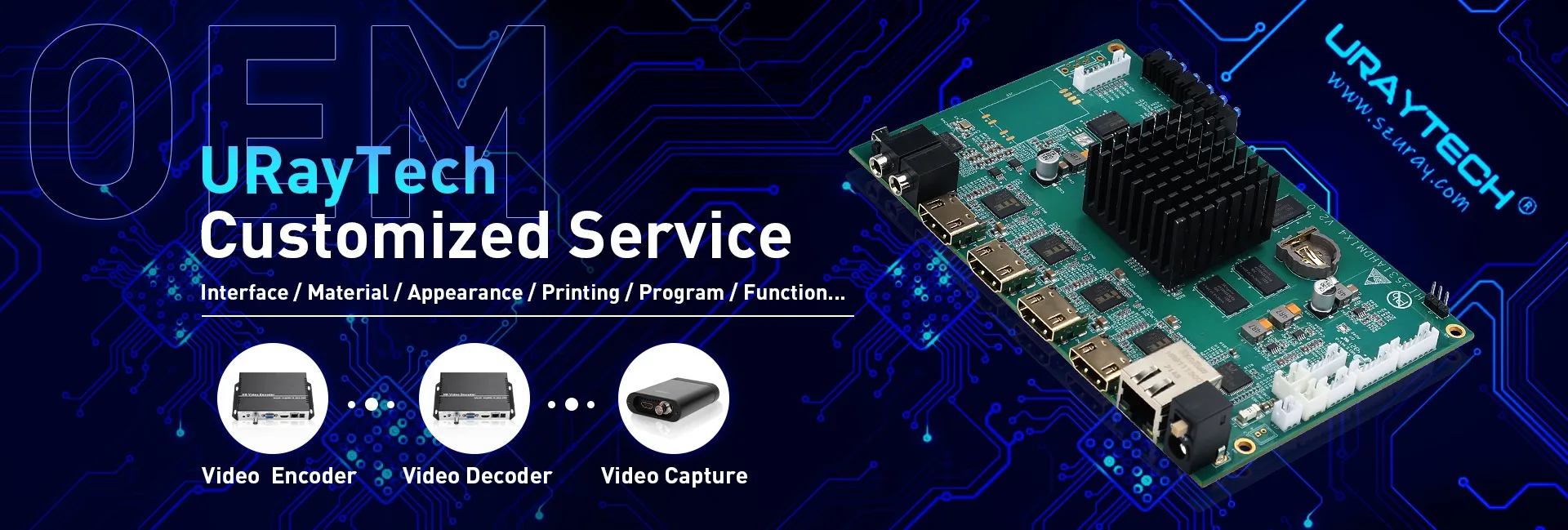 Shenzhen Uray Technology Co., Ltd. - Video Encoder, Video Decoder