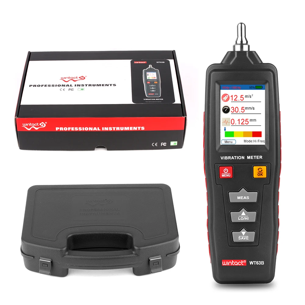 WINTACT WT63B Digital Vibration Meter & Analyzer Tester, OEM