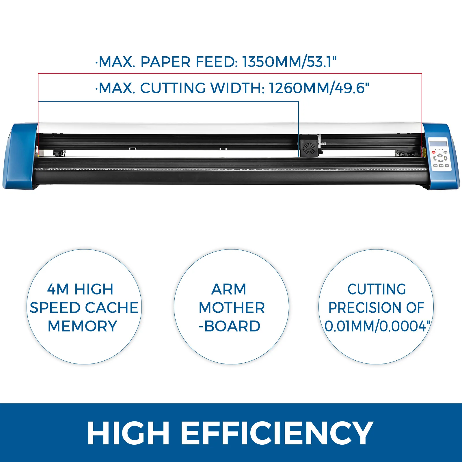 High Precision Plotter with Automatic Cutting Function