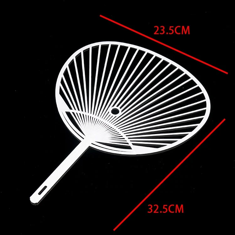 Decorative Round Plastic Pp Circular Hand Fan - Buy Plastic Circular ...