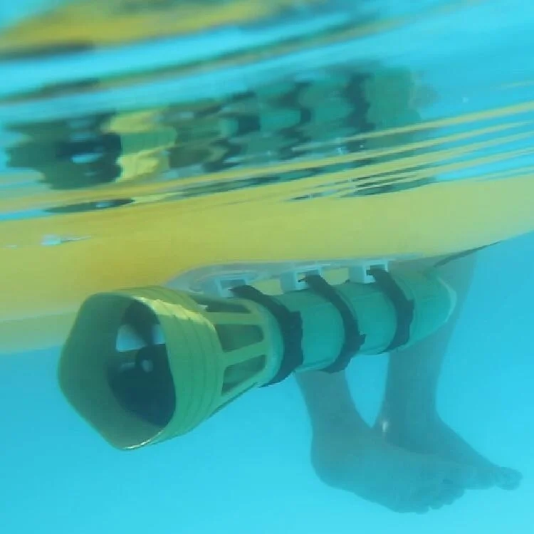 Electric Motorized Inflatable Swimming Pool Lounger Duck Pool Float ...