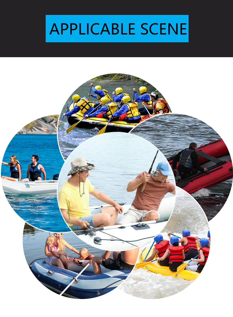 Small Custom Float Tube Inflatable Fishing 2 Person Aluminum Pontoon