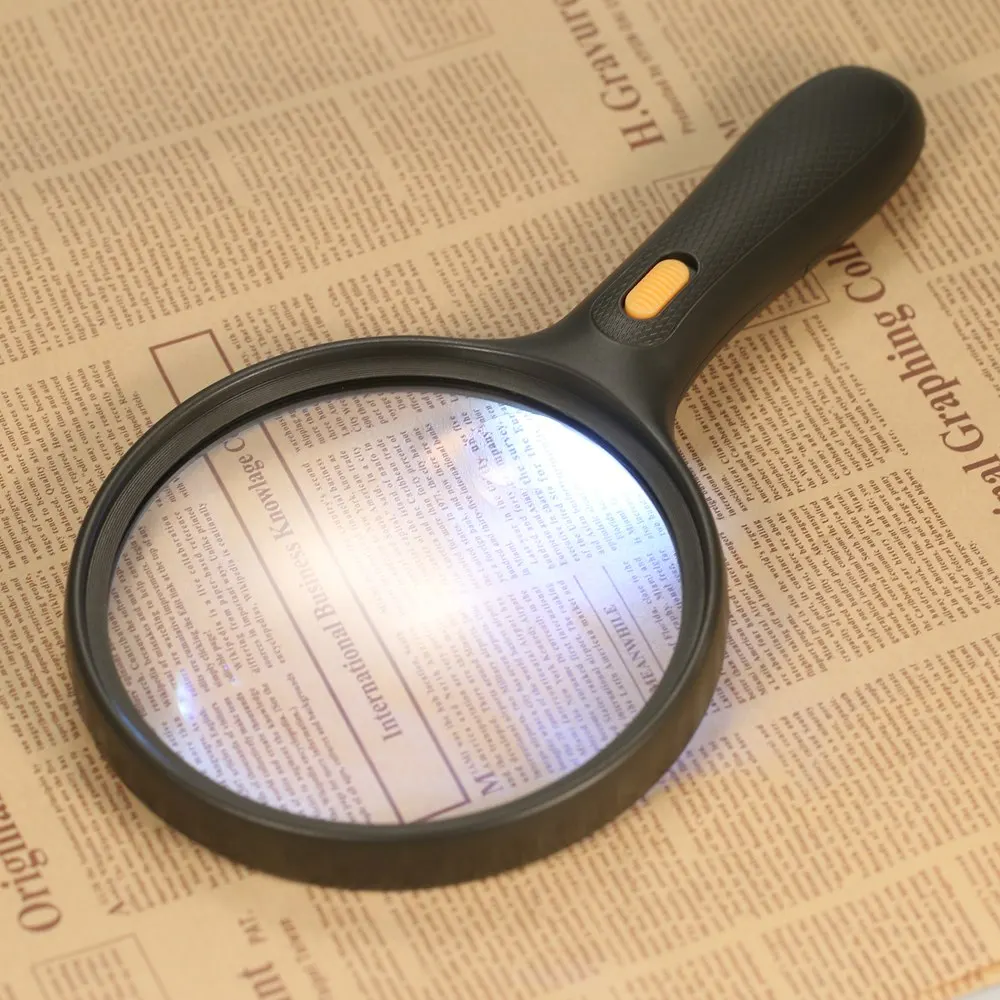 138 Mm Big Optical Acrylic Lens Led Magnifier For Reading - Buy Large ...