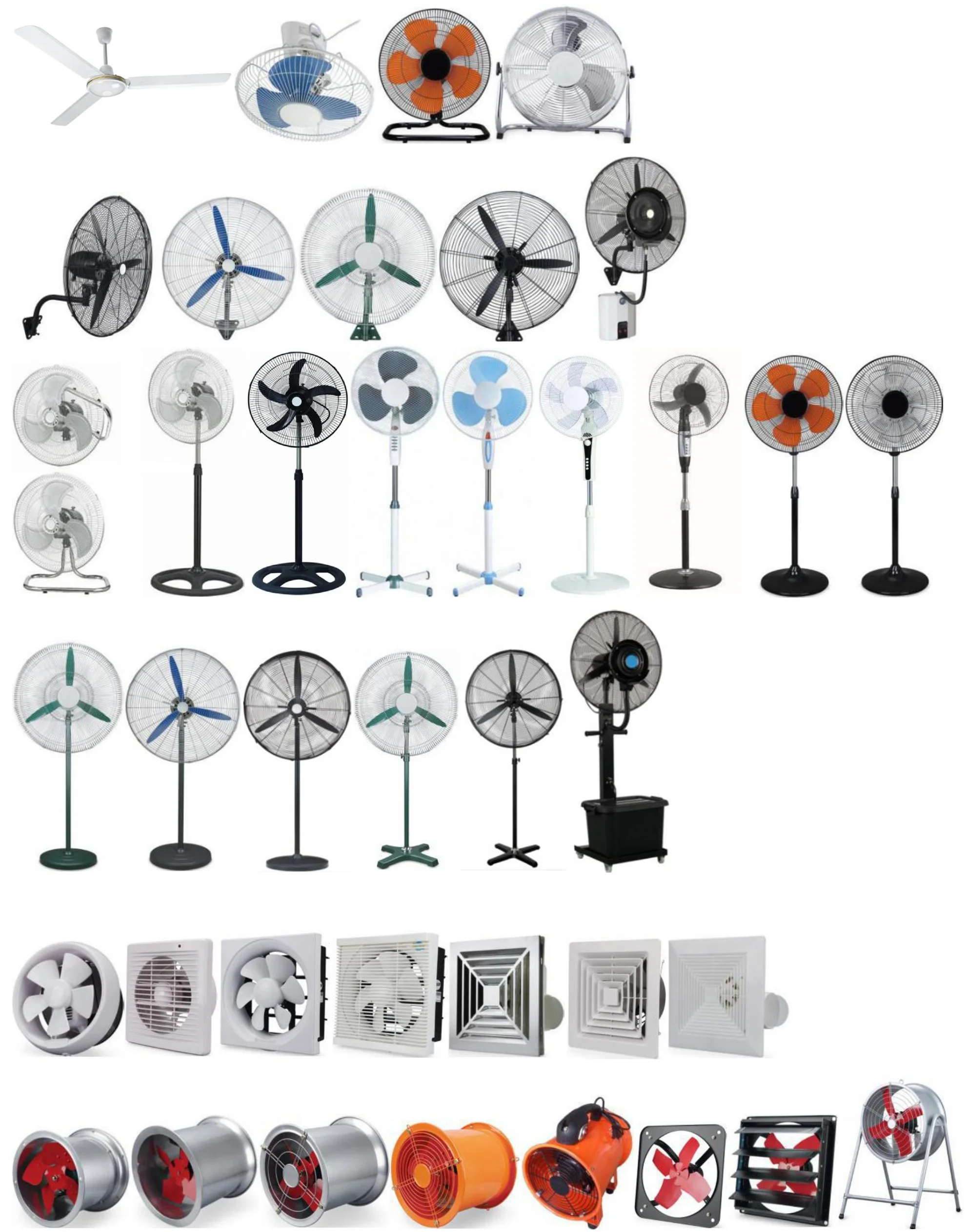 3 In 1 Electrical Appliances 18" Standing Industrial Electric Stand Fan ...