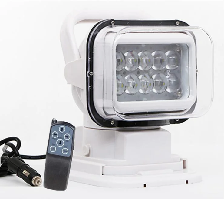 Outdoor Working Light Marine Search Light Vehicle Remote Control 50w ...