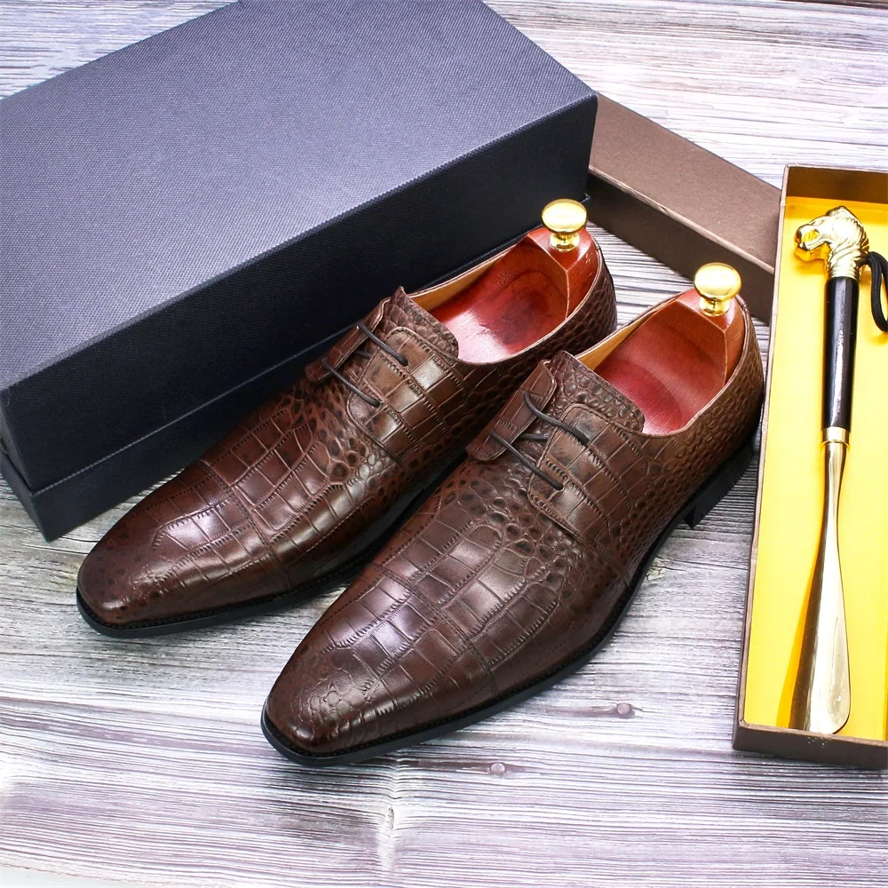 Daniel Wafer Classic Oxford Men's Shoe - Formal Leather