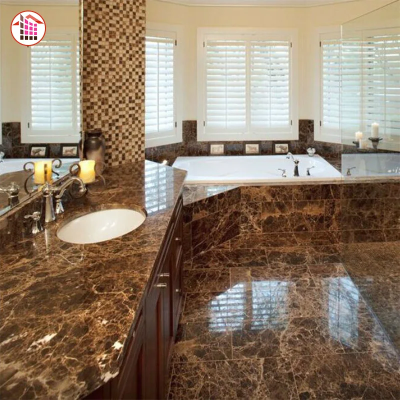 Premium Dark Emperador Spanish Brown Marble Foor Tiles/marble Tile And ...