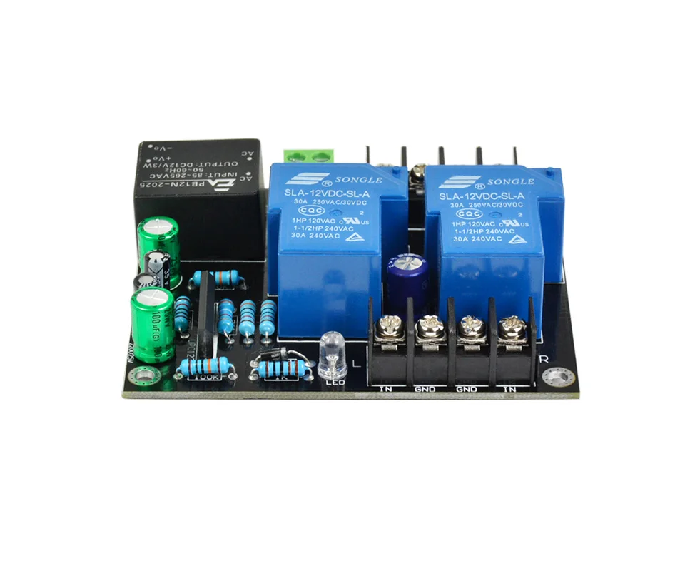 UPC1237 900W 2.0 Speaker Protection Board 2 Channels AC 85-265V DC ...