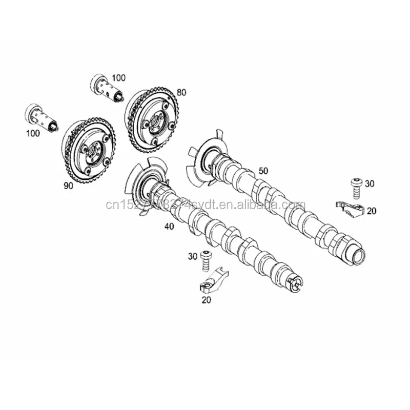 M270 배기 타이밍 캠축 기어 Phaser A2700500101 A2700504600 A2700505400 ...