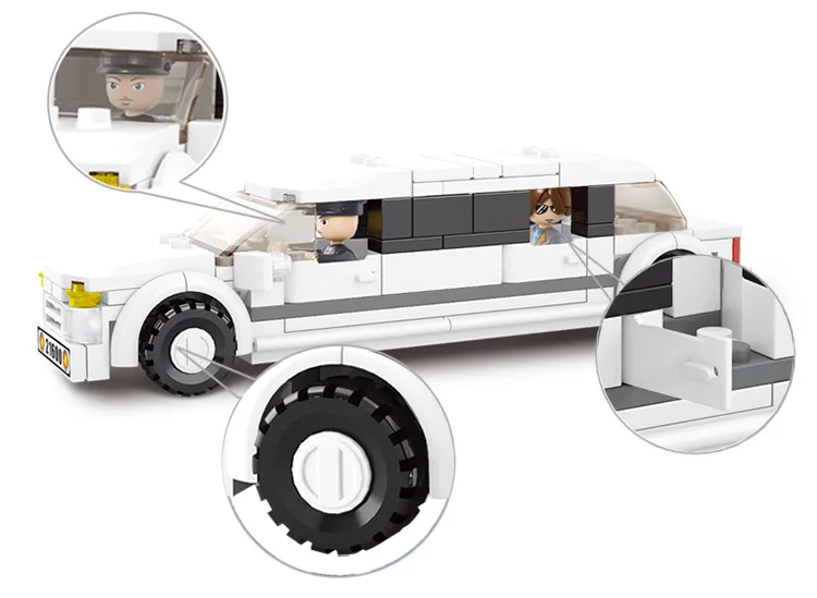 Sluban Building Blocks - Limousine Kit for Kids & Adults