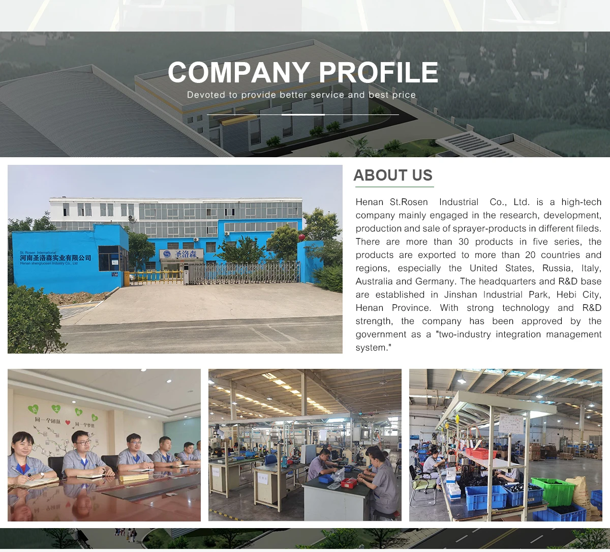 Henan Strosen Industry Co., Ltd. - Sprayer Products, Pressure Switch