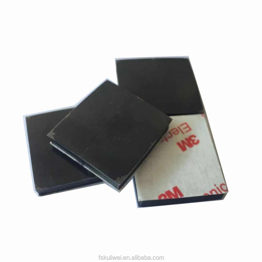 Factory 3m Adhesive Non Slip Single Sided Sticky Silicone Rubber Pads ...