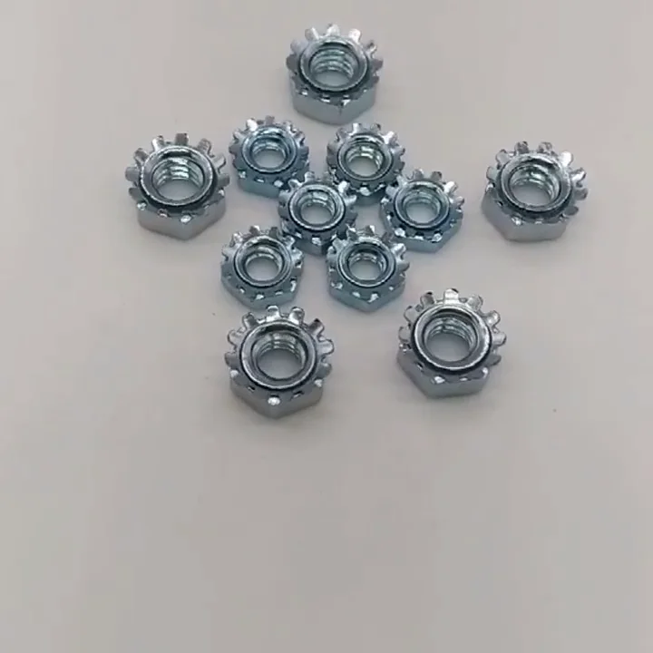 Customized M4-m8 304 Stainless Steel K-nut American K Cap Multi-tooth ...