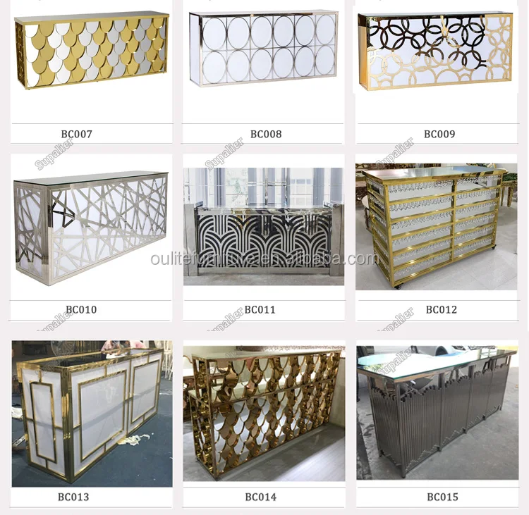 Modern Portable Bar Counter for Party - Standalone Design