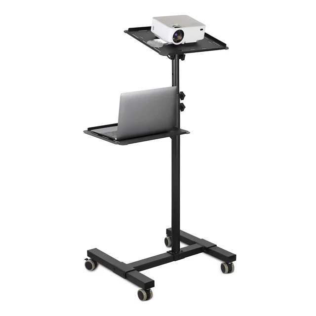 Mobile Projector Stand - Adjustable Laptop Presentation Cart