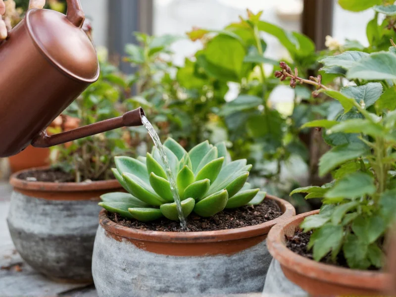 Succulent Watering Guide: When & How to Water Properly