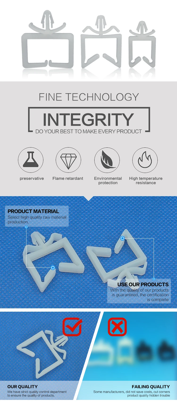 High Quality Plastic Nylon Locking Arrow Electrical Side-in Mountable ...