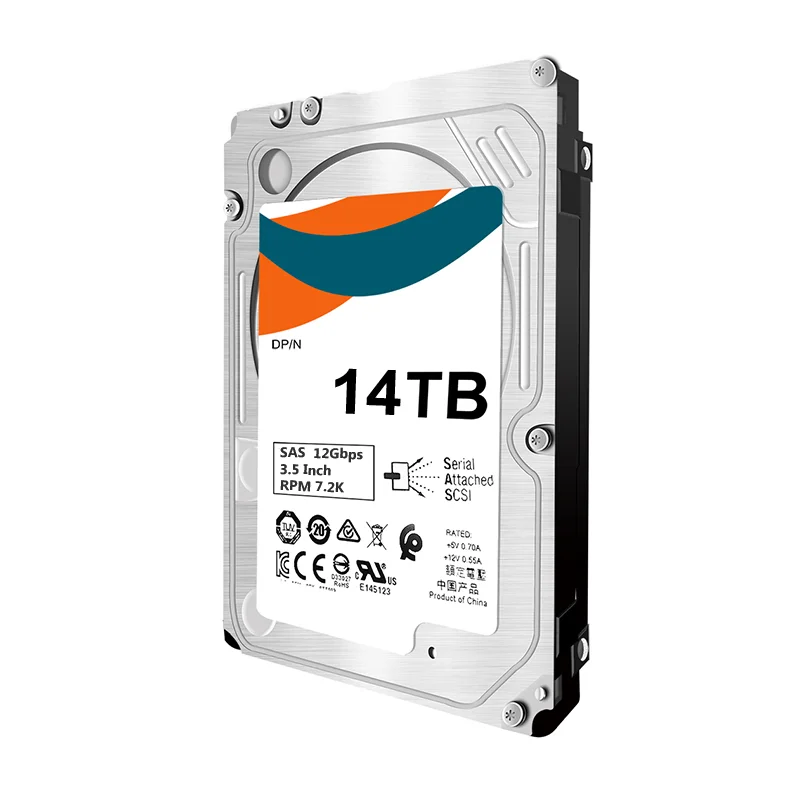 High End Performance 14tb Sas 7.2k 3.5in Lff Lp He 512e Ds Server Hdd ...