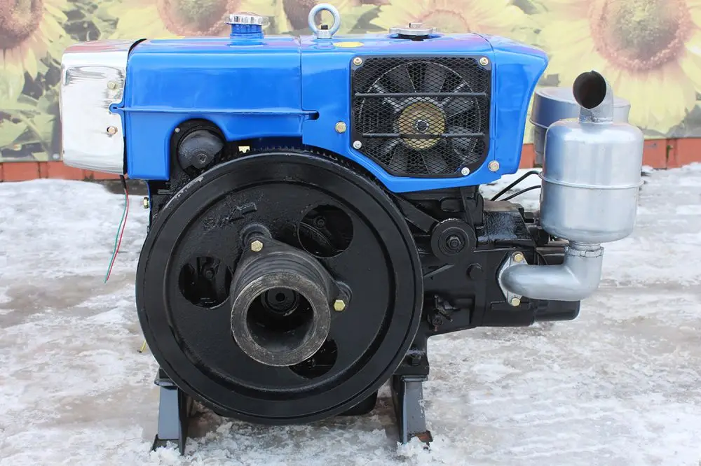 15HP Single Cylinder Diesel Engine with Electric Starter
