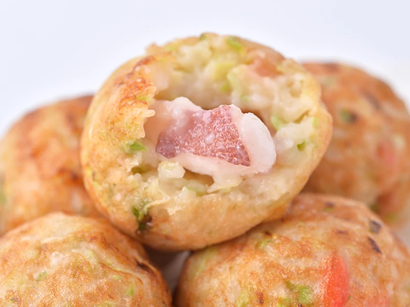 Japanese Frozen Takoyaki Octopus Ball Bitter Tasted Cooked Style Packed ...
