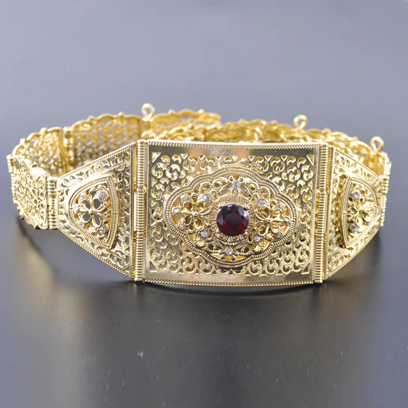 New Square Belt Buckle Jewelry Chain Belts In Gold Trendy Women Waist ...