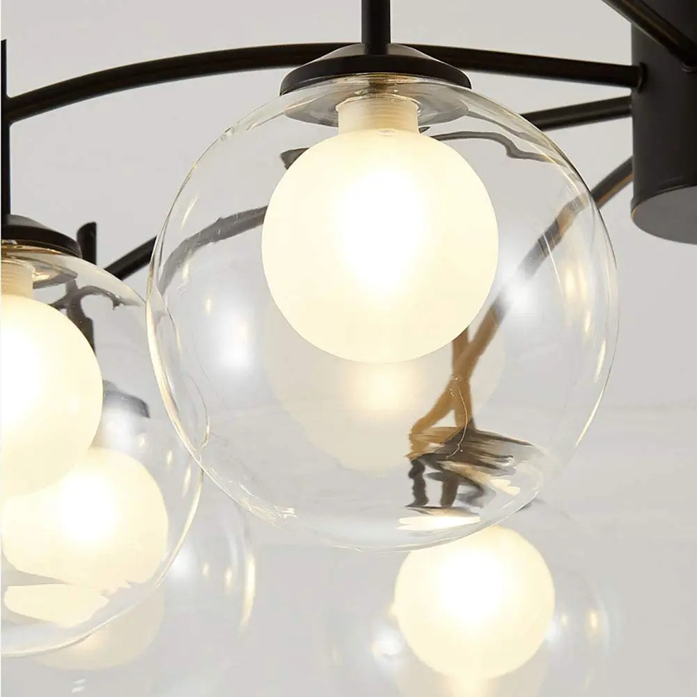 G9 Thread Light Globe Double Wall Stain Frosted Ball Inside ...