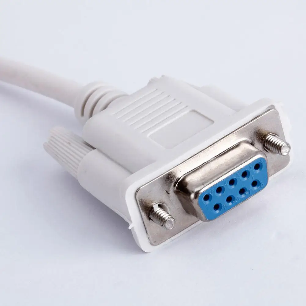 Db9 Rs232 Female To Female 9 Pin Computer Lcd Pc Serial Data Transfer ...