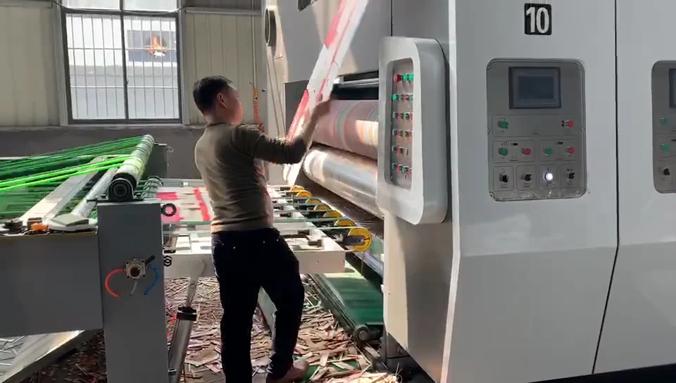 High Definition Flexo Printing Slotting Rotary Die Cutting Machine For ...