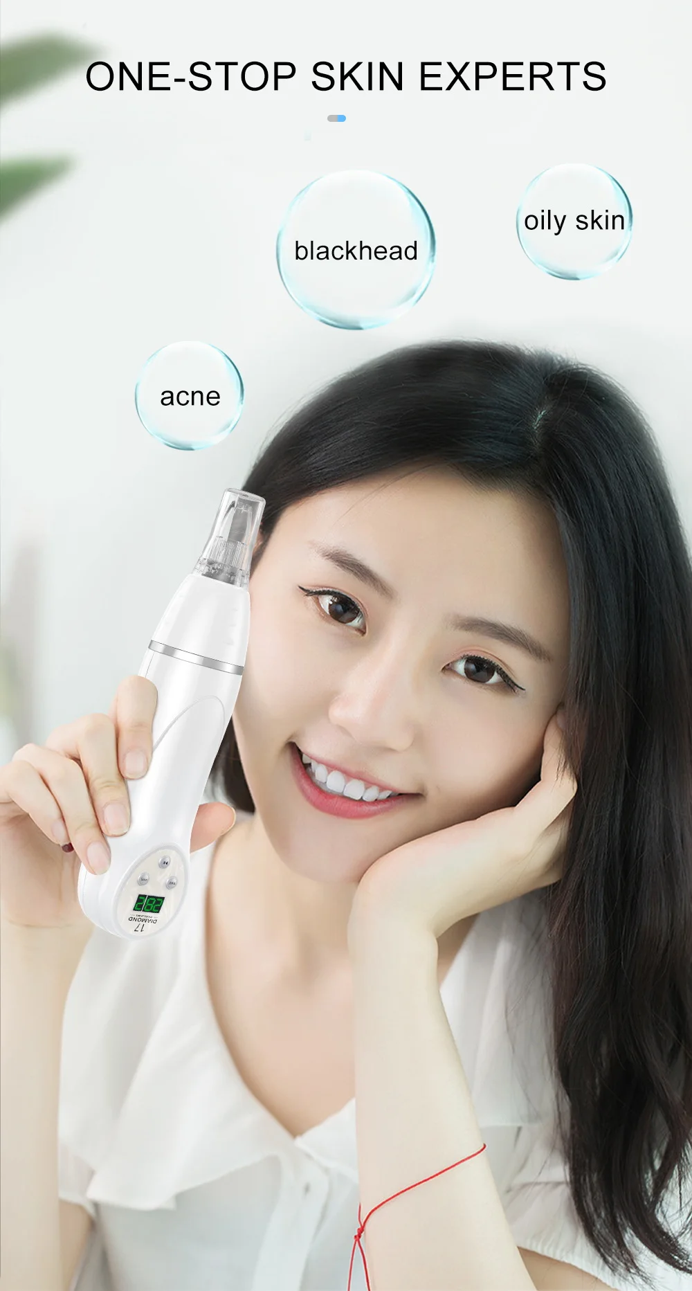 Hotsale Skin Scraper Skin Care Spatulas Ultrasonic Scrubber Exfoliating ...