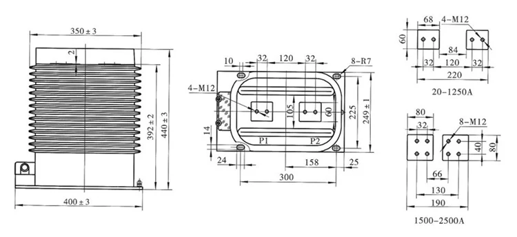 11kv 24kv 400a 5p 100a 1000:1 400/1a Toroidal Current Transformer 10 Kv ...
