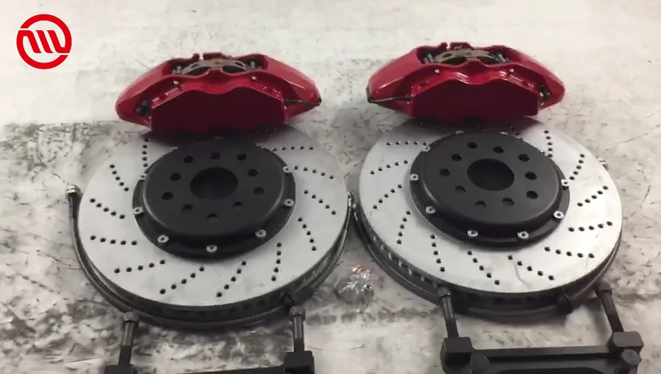 Big Brake 4 Pot Brake Caliper Kit For Audi Tt Quattro R8 Spyder Rs6 Rs5 ...