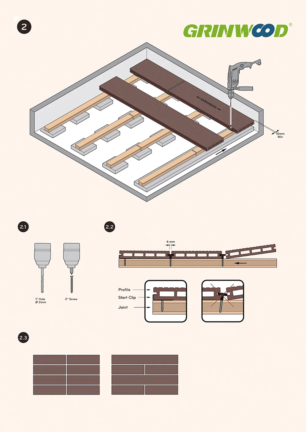 WPC Decking Clips Stainless Steel Material - Durable & Stylish