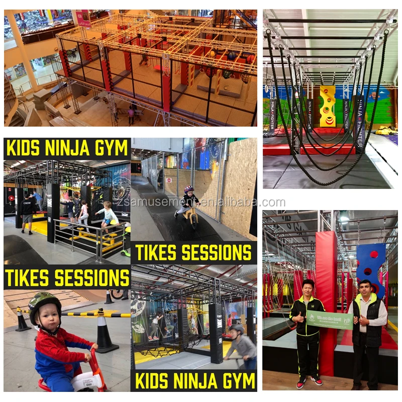 Indoor Obstacle Course Equipment - Foam Pit & Ninja Course