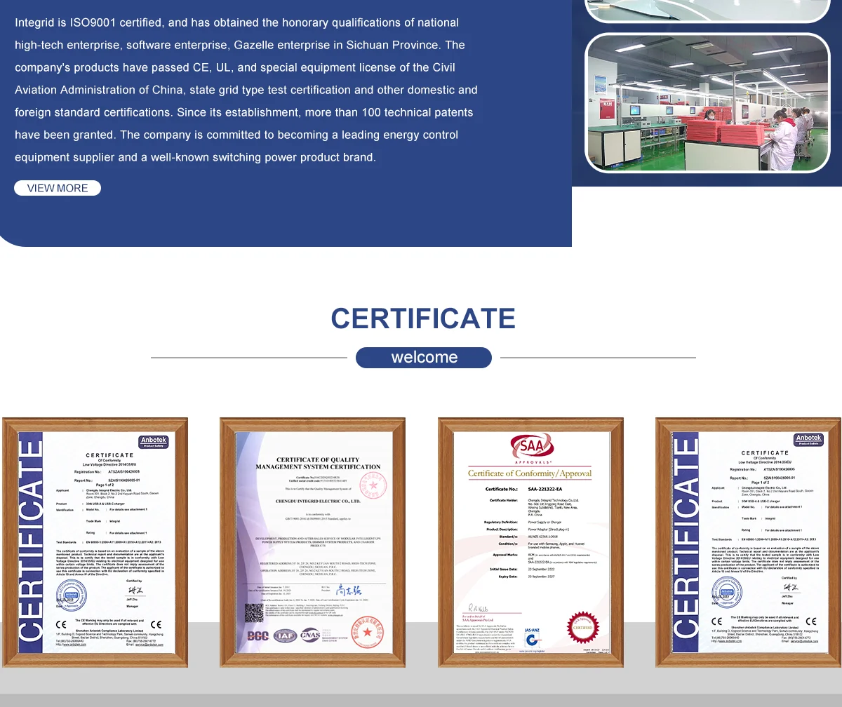 Chengdu Integrid Technology Co., Ltd. - Switching Power Supply, Inverter